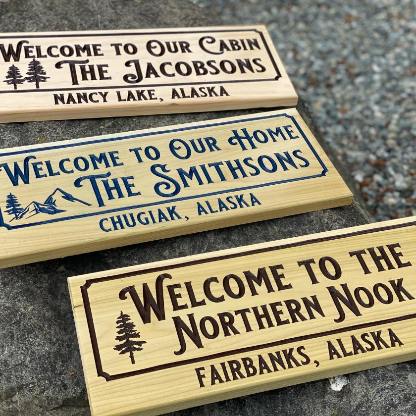 Custom Wood Signs — Chugach Wood Co.